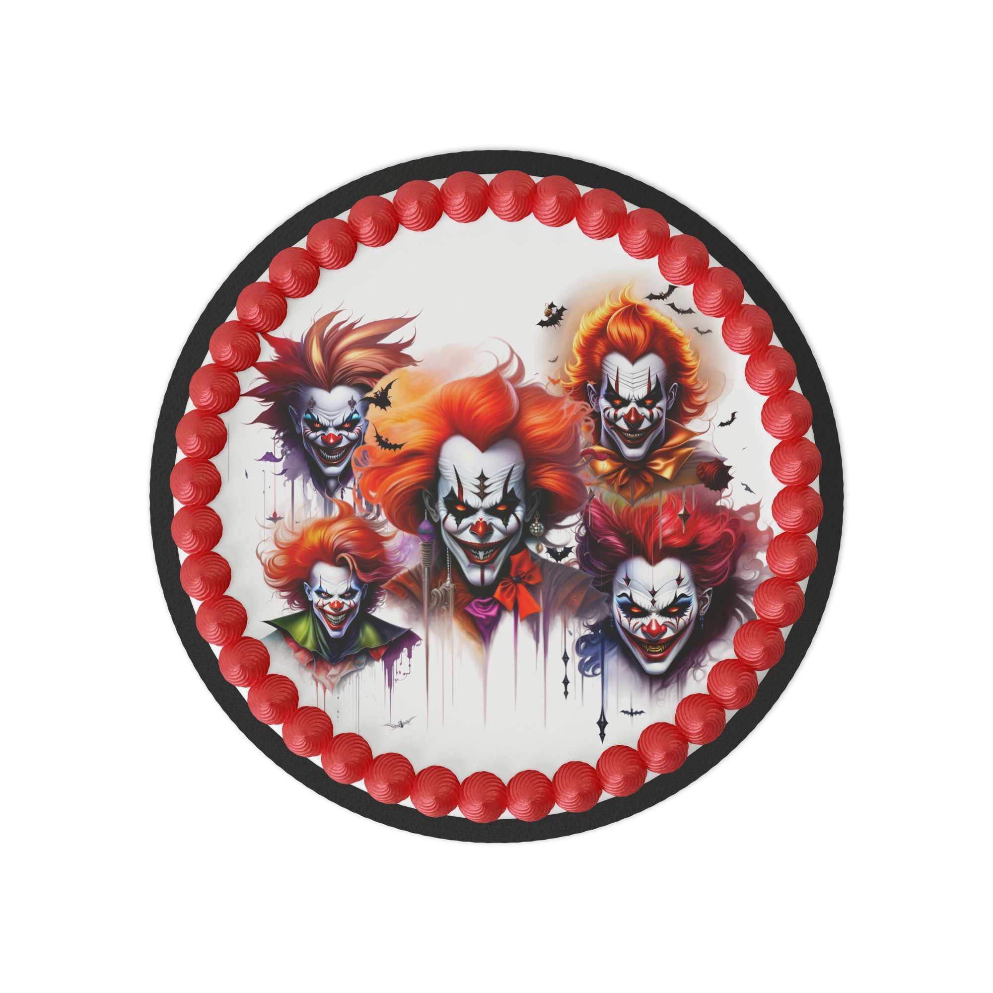 Scary Clowns 8" Round Edible Cake Topper – Whimsy's